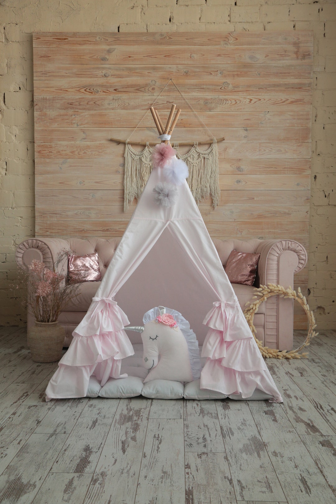 Teepee heart Kids Tipi Indian Tee Pee Childrens Teepee - Etsy