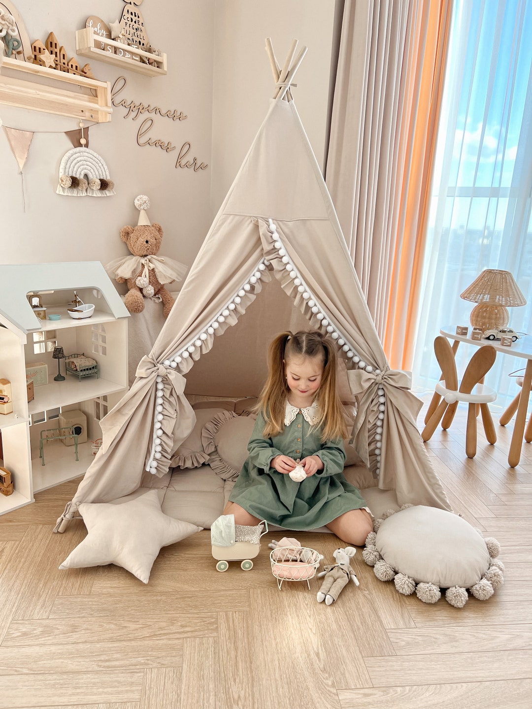 Tipi, Schnecke, Kinder-Tipi, Tee-Pee-Zelt, Tee-Pee, Tipi, Spielzelt ...