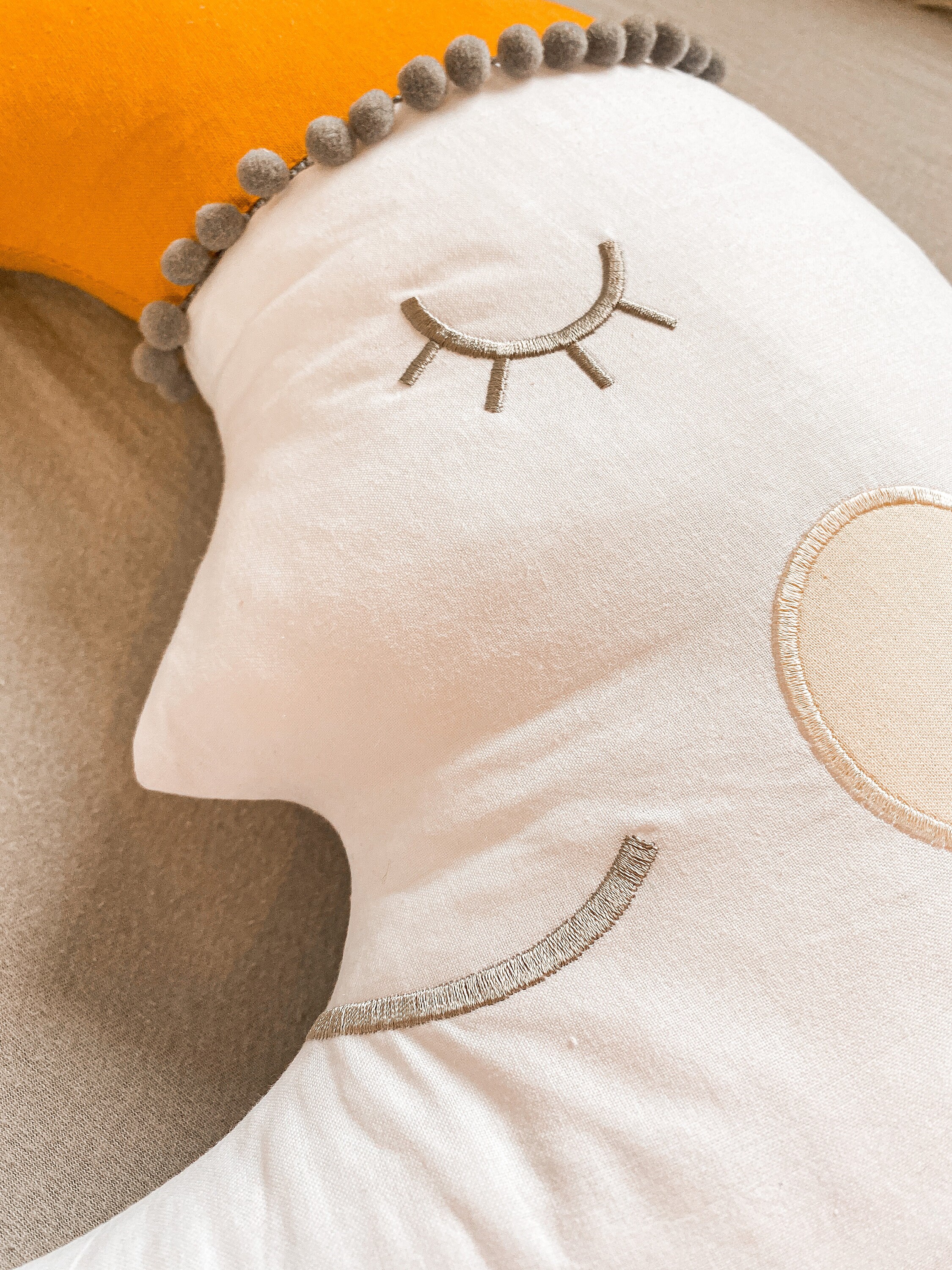 Moon Pillow Moon Cushion Crescent Moon Pillow Nursery Decor - Etsy