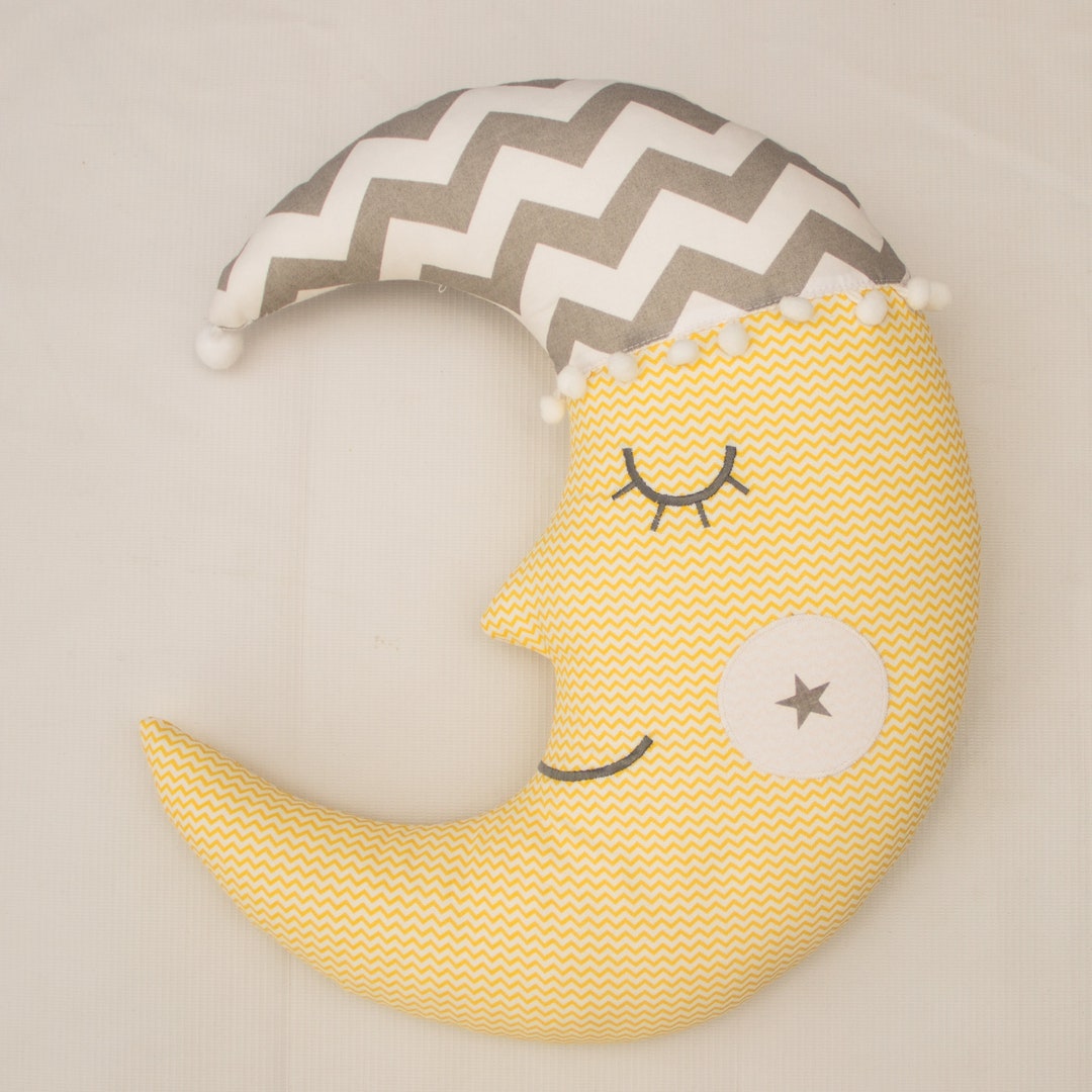 Moon Pillow Moon Cushion Crescent Moon Pillow Nursery Decor Kids Room ...