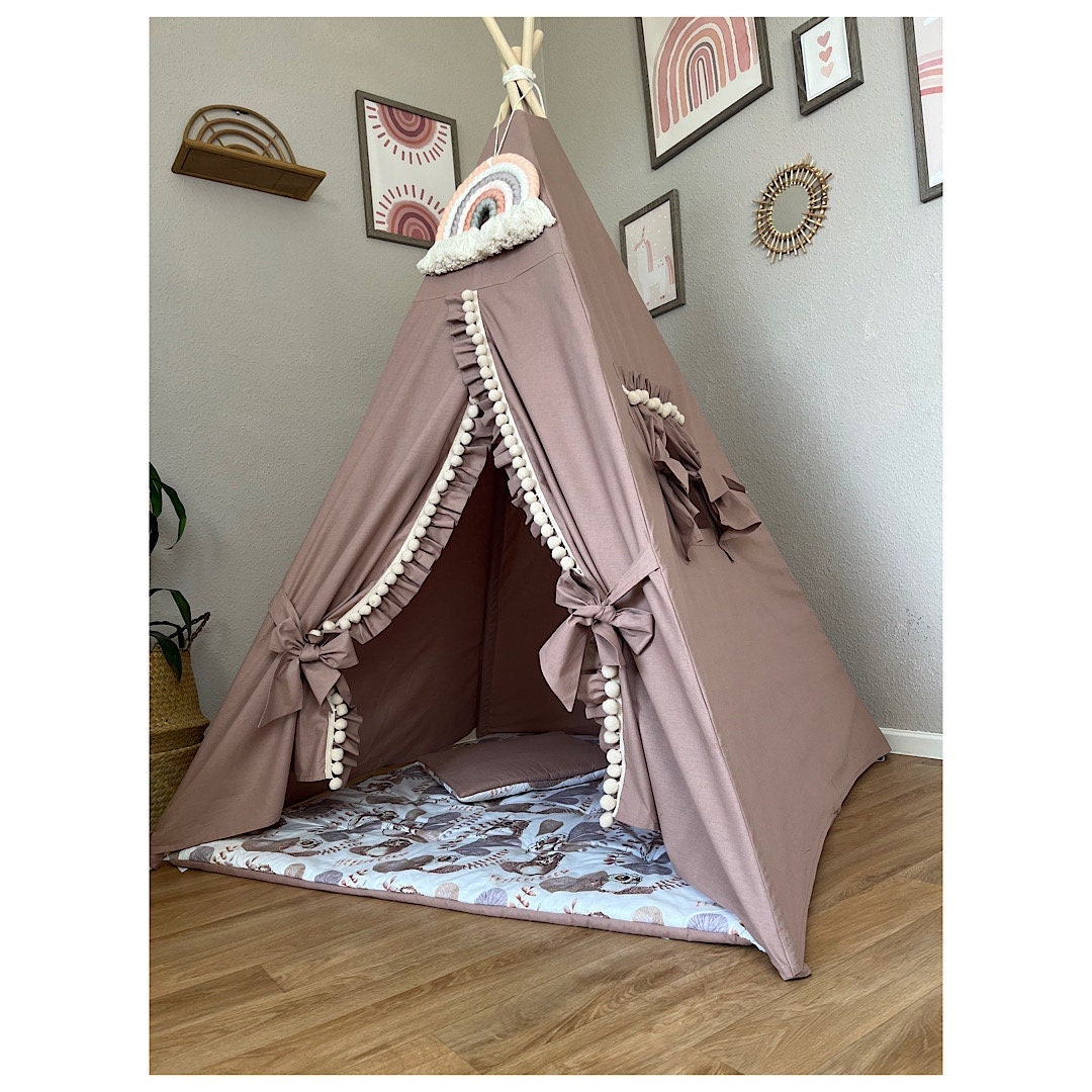 Teepee ,snail, Kids Tipi, Indian Tee Pee, Childrens Teepee, Playtent ...