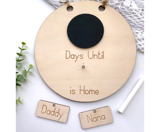 Days Until Daddy Home - Etsy
