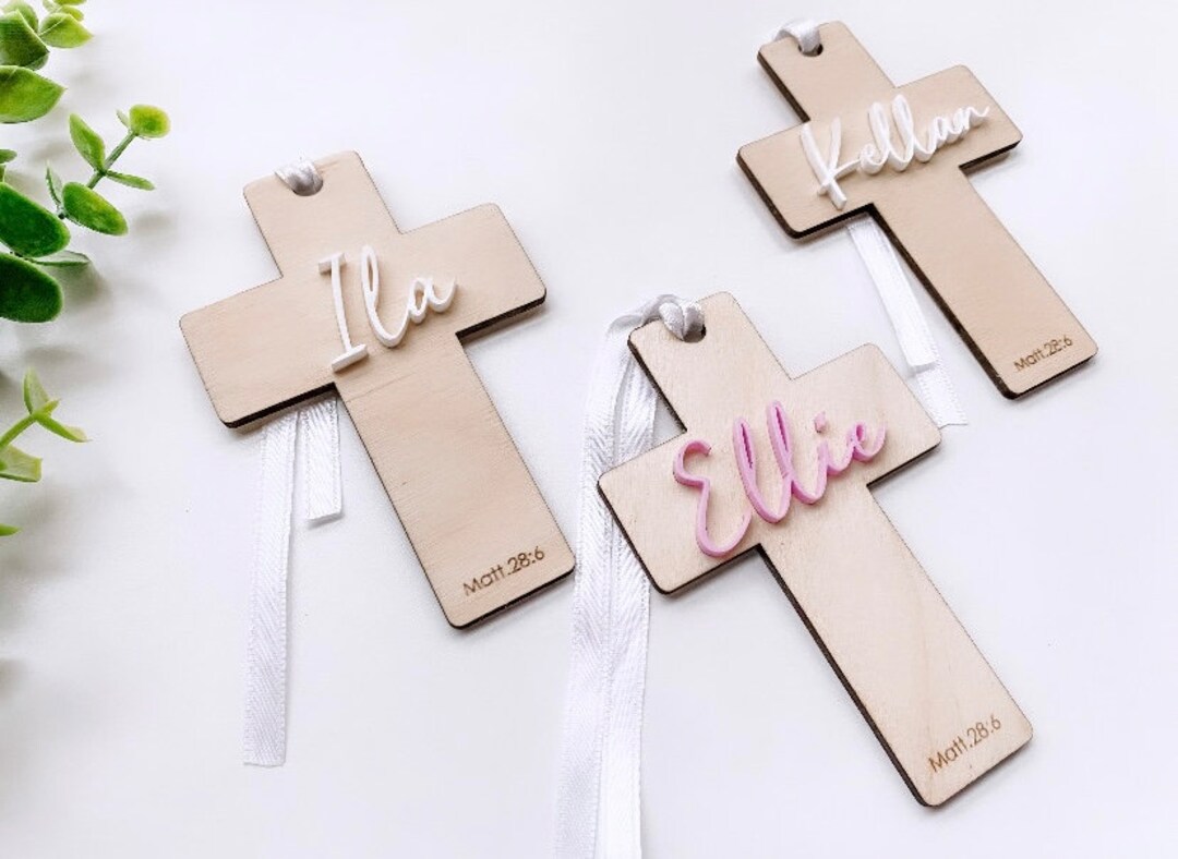 Easter Basket Tag, Religious Easter Basket Tag, Acrylic Easter Basket ...