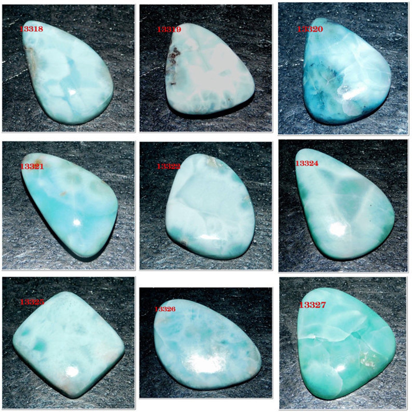 Caribbean Larimar Stone / Natural Gemstone / Designer Larimar | Etsy