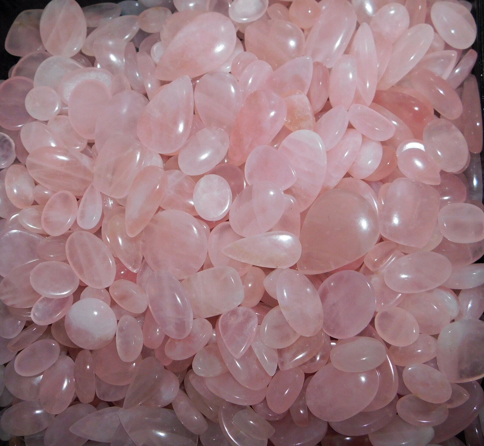 Semi Precious Rose Quartz Amazing Cabochon Rare Healing Rose | Etsy