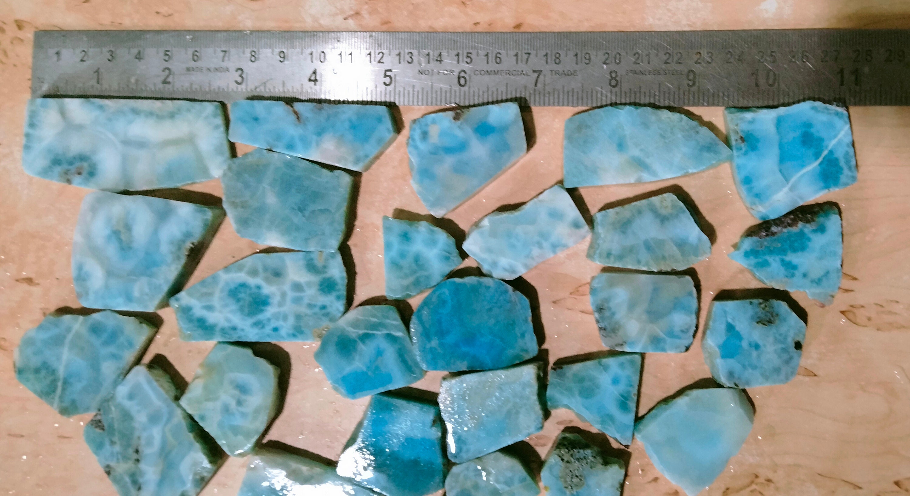 Larimar Dominican Larimar Larimar Stone Larimar Crystal - Etsy Australia