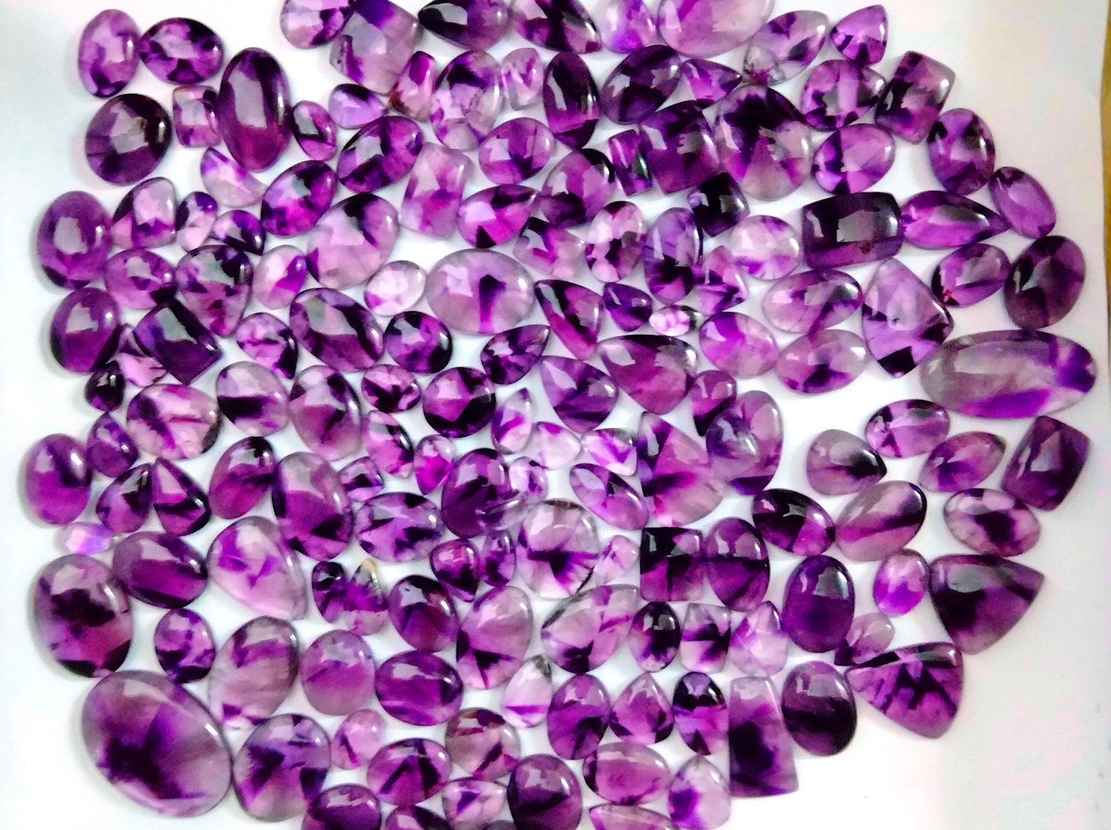 Amethyst Cabochon Wholesale Amethyst Crystal AAA Quality - Etsy