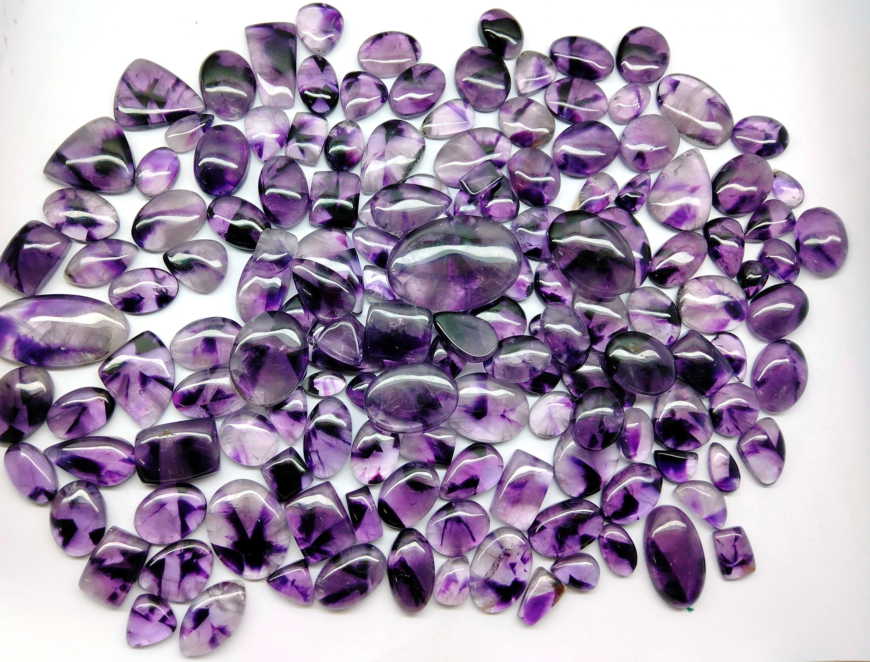 Amethyst Cabochon Wholesale Amethyst Crystal AAA Quality | Etsy