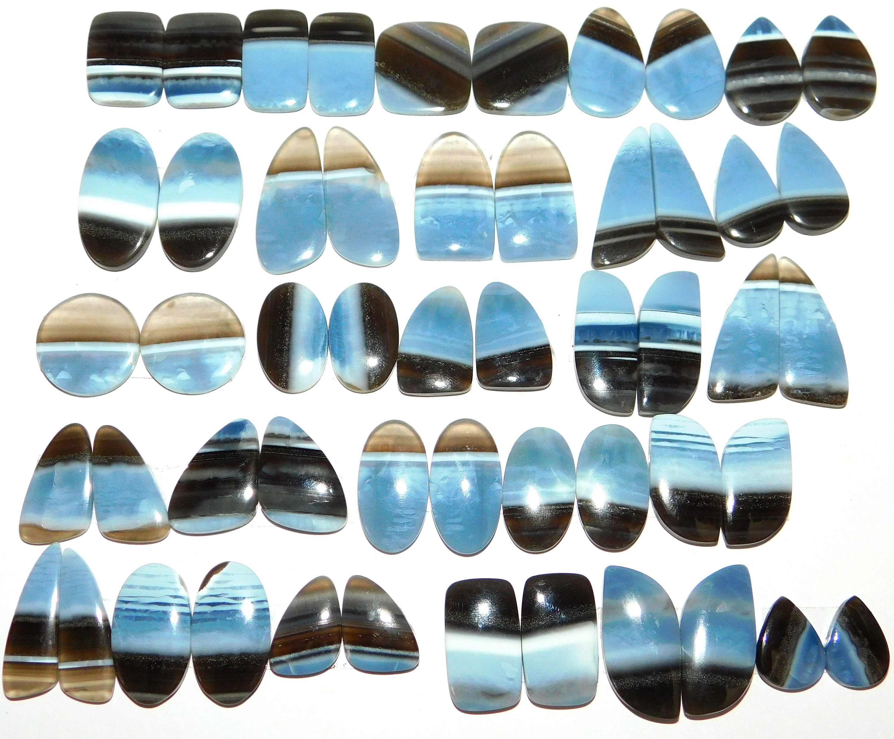 Natural Blue Opal Gemstone Blue Opal Jewelry Blue Opal Loose | Etsy