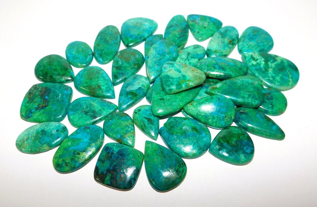 Chrysocolla, Green Chrysocolla, Chrysocolla Loose Stone, Natural ...