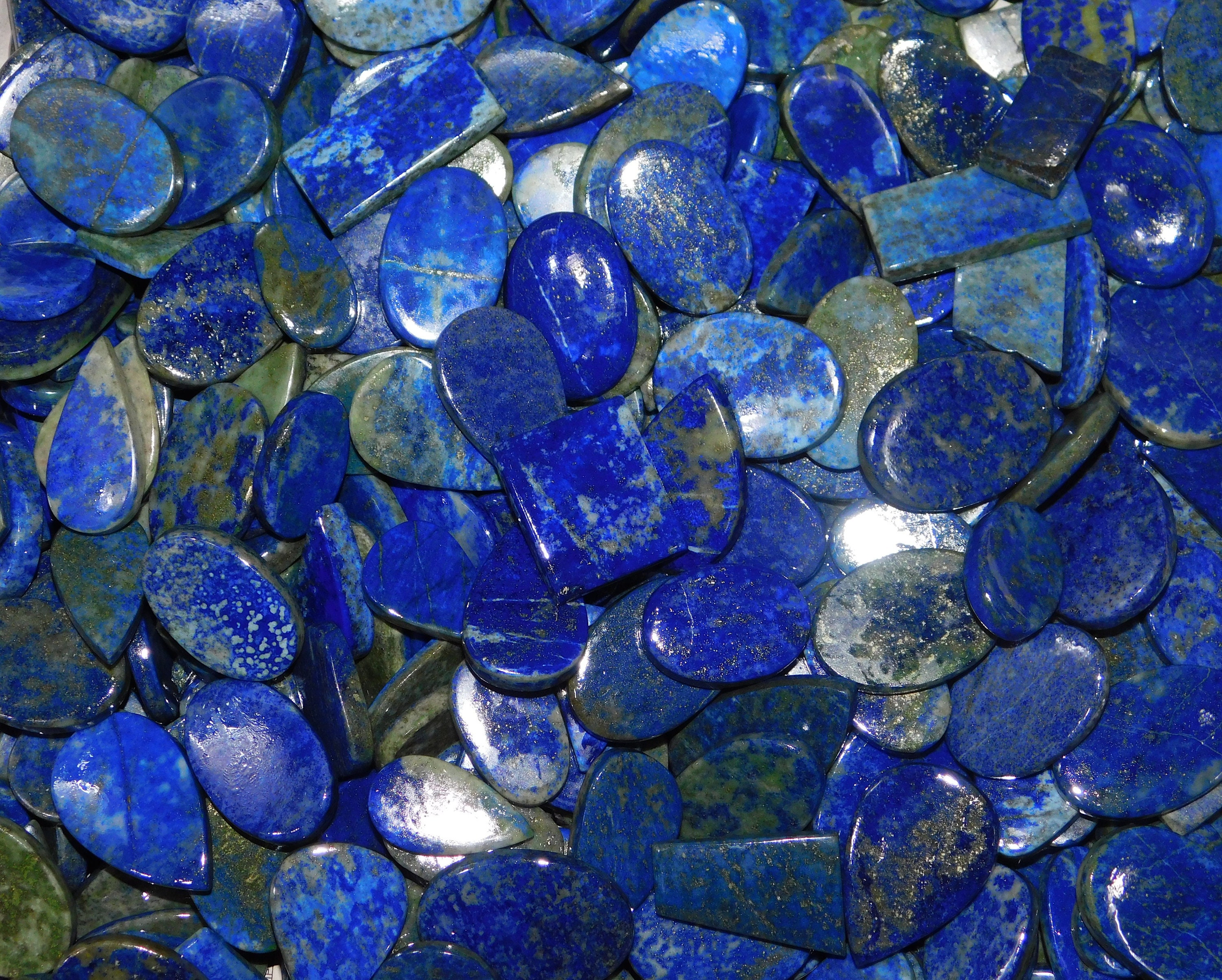 Best Price Lapis Lazuli Wholesale Cabochon Natural Lapis Lazul | Etsy