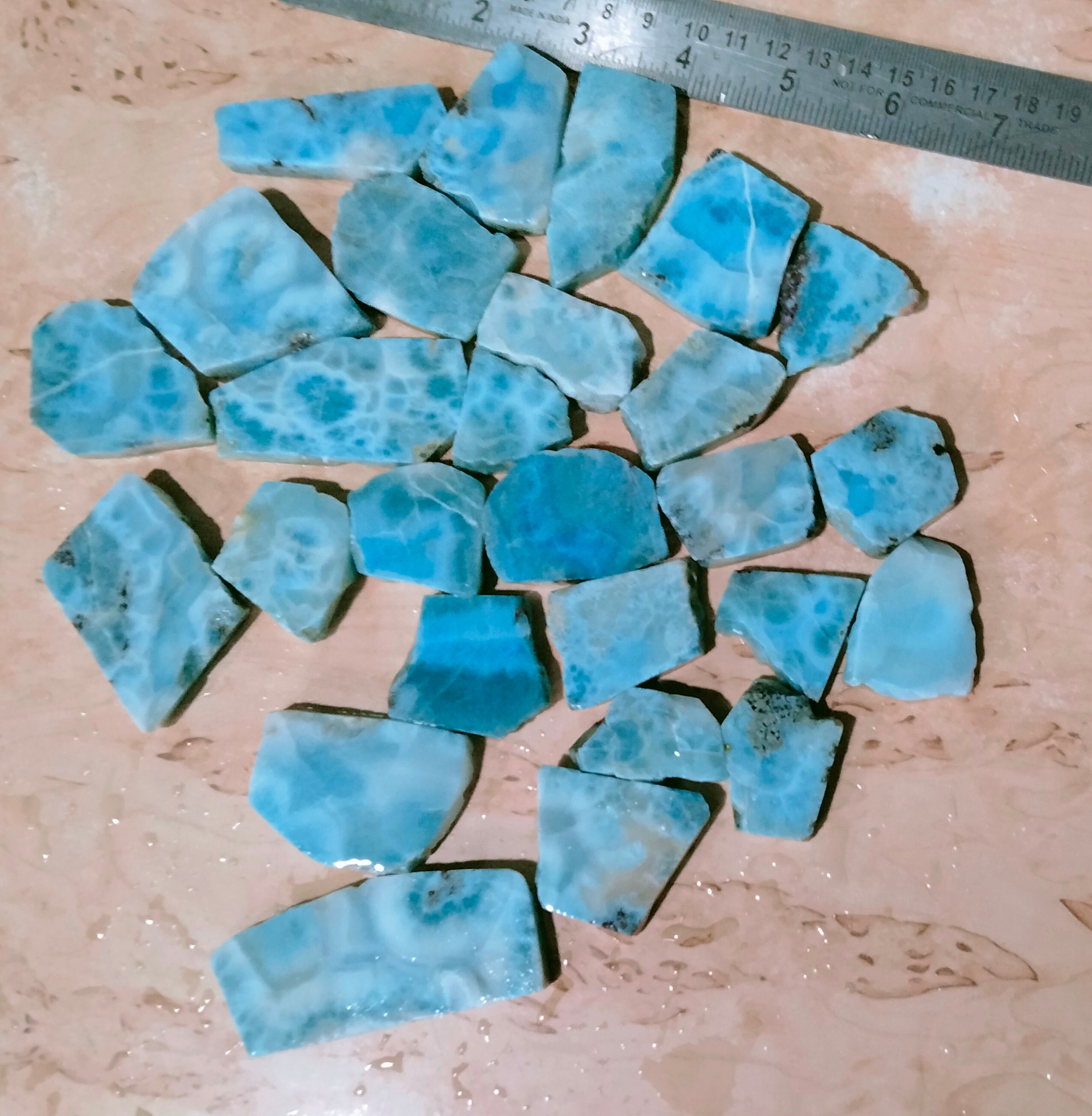 Larimar Dominican Larimar Larimar Stone Larimar Crystal - Etsy Australia