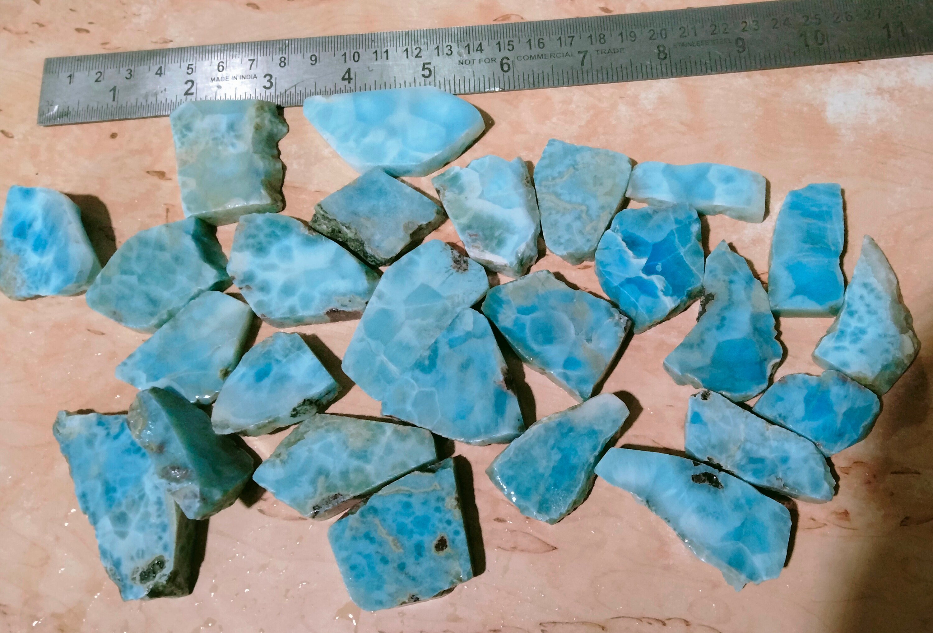 Larimar Dominican Larimar Larimar Stone Larimar Crystal - Etsy Australia