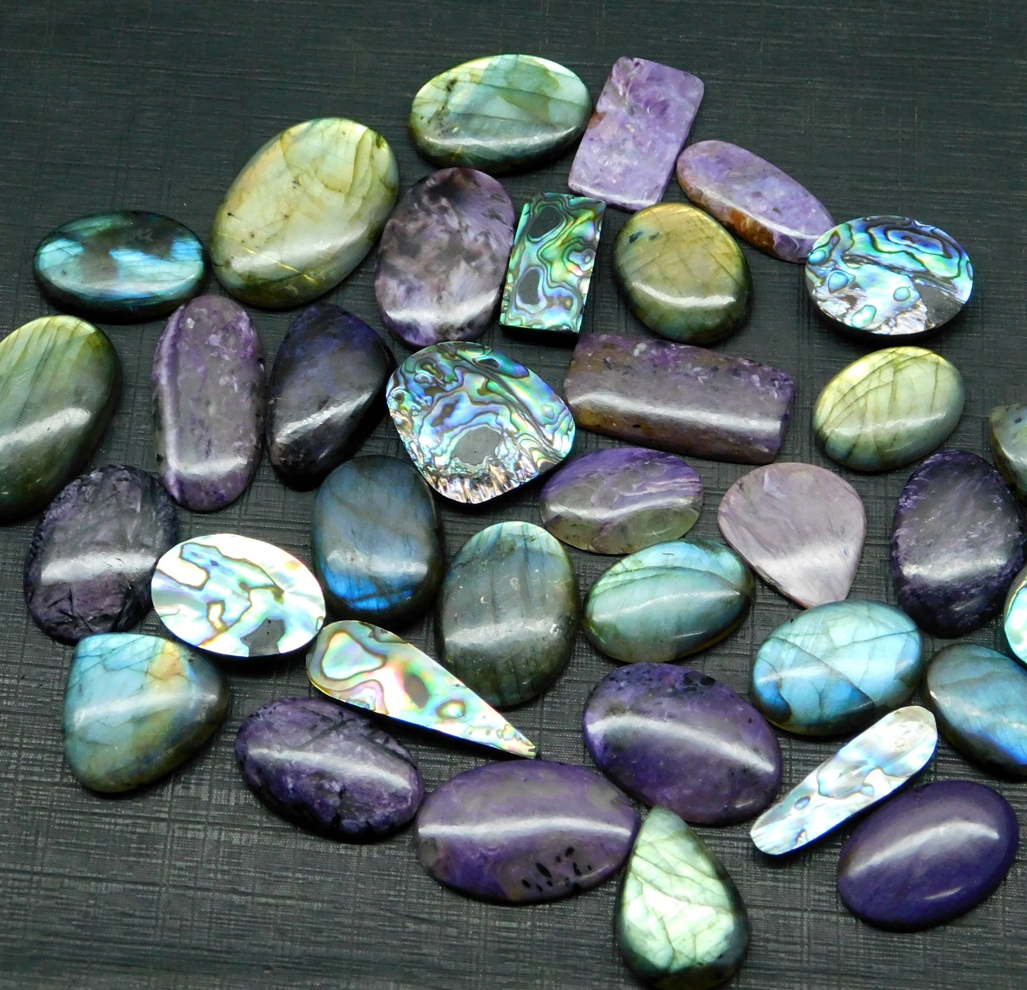 100% Natural Mixed Stone Mix Stones Loose Gemstone Cabochon - Etsy