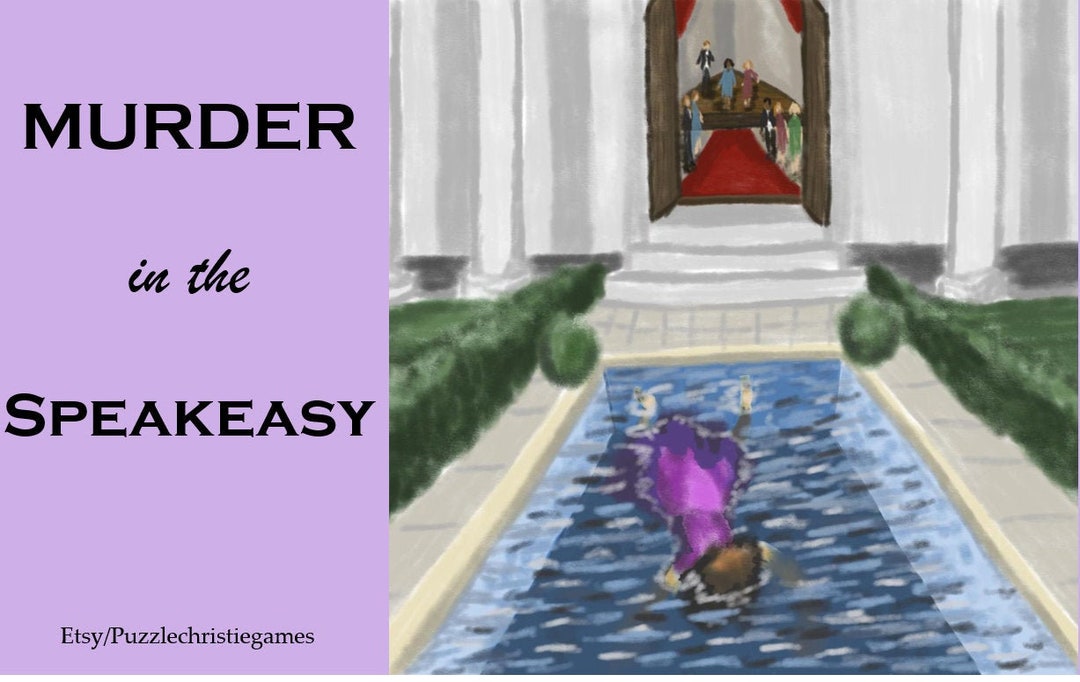 MURDER in the SPEAKEASY A 1920s Themed Murder Mystery Dinner Party Game ...