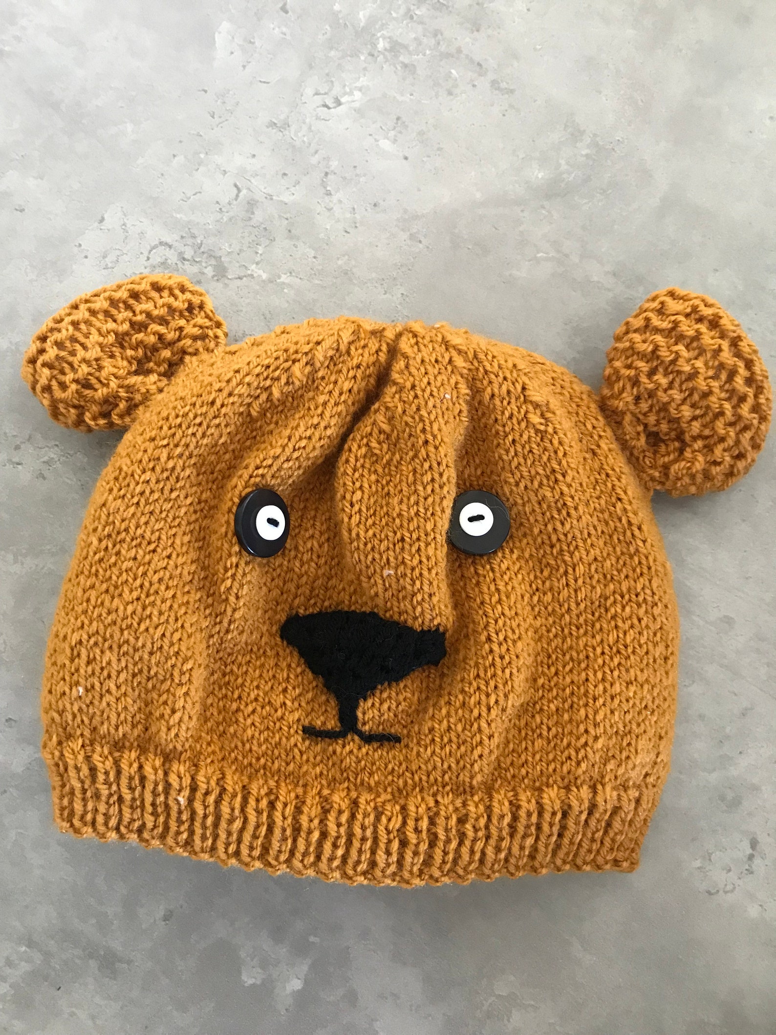 Infant Teddy Bear Hat - Etsy