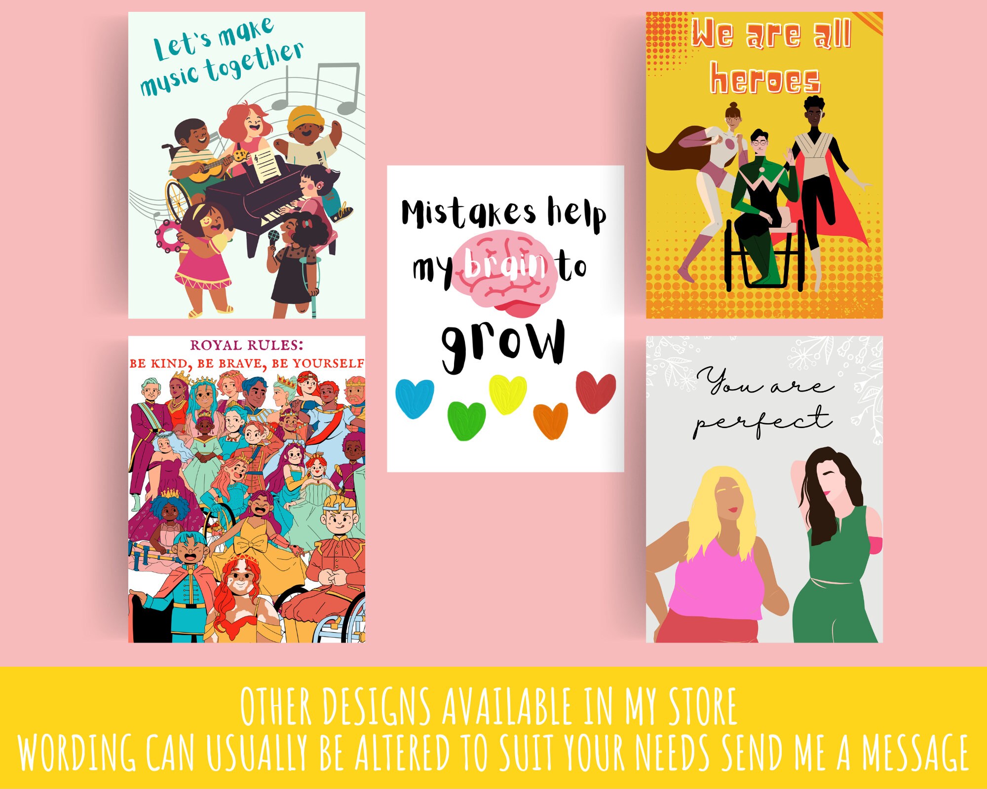 Disability Inclusion Poster | Childrens Classroom Wall Decor | Playroom ...