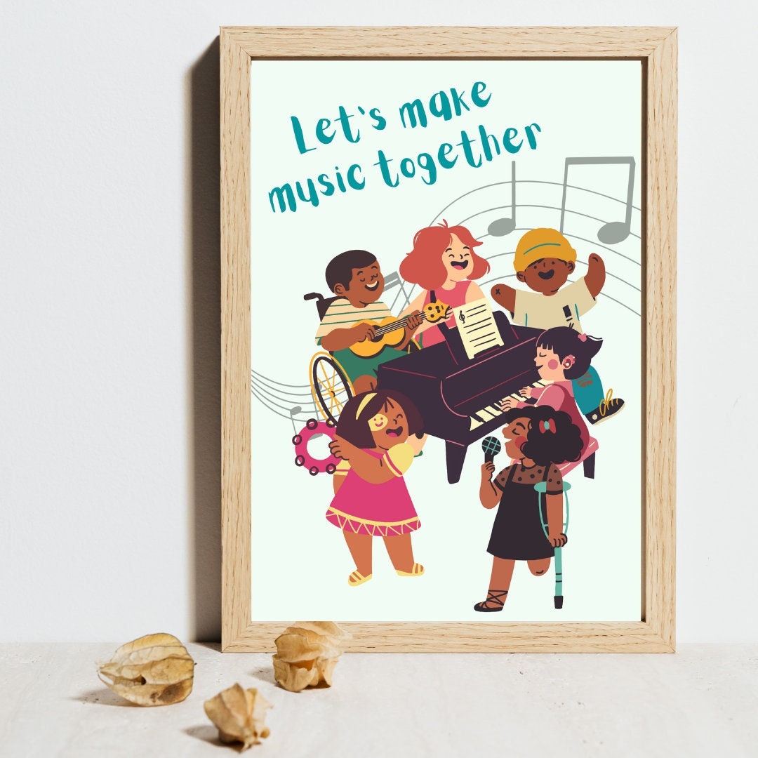Inclusive Classroom Print: Disability Awareness Wall Art (PNG, PDF) - Etsy