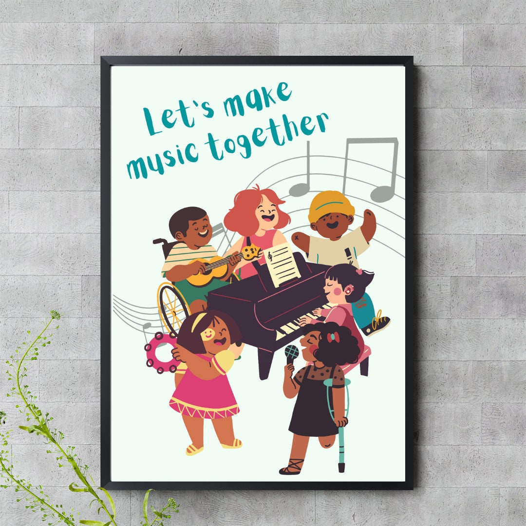 Disability Inclusion Poster | Childrens Classroom Wall Decor | Playroom ...