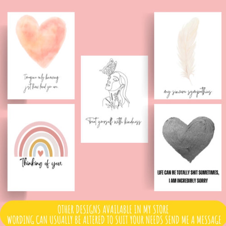 Miscarriage Card, Baby Loss Sympathy Card, Infant Loss Bereavement ...