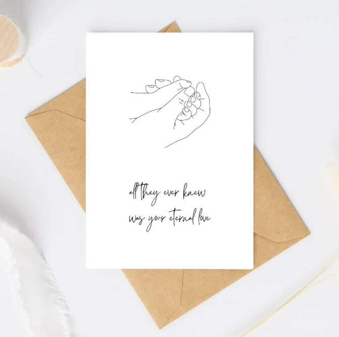 Miscarriage Card, Baby Loss Sympathy Card, Infant Loss Bereavement ...