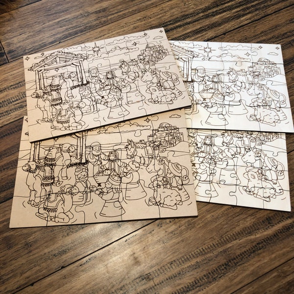 Nativity Scene Jigsaw Puzzle - Etsy