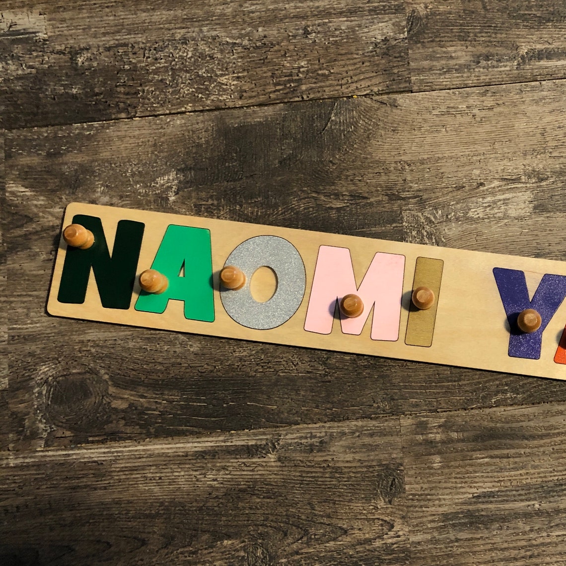 Custom Wooden Name Puzzle | Etsy