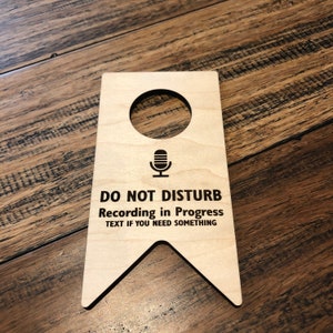 Work From Home Door Hanger Signs Do Not Disturb Video Call - Etsy