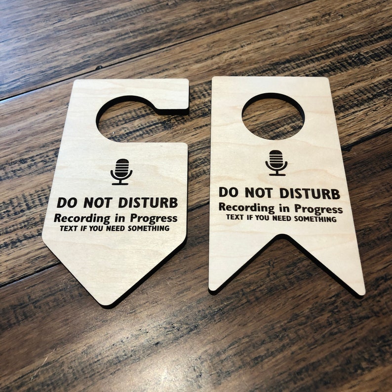 Work From Home Door Hanger | Do Not Disturb - Video Call - Etsy