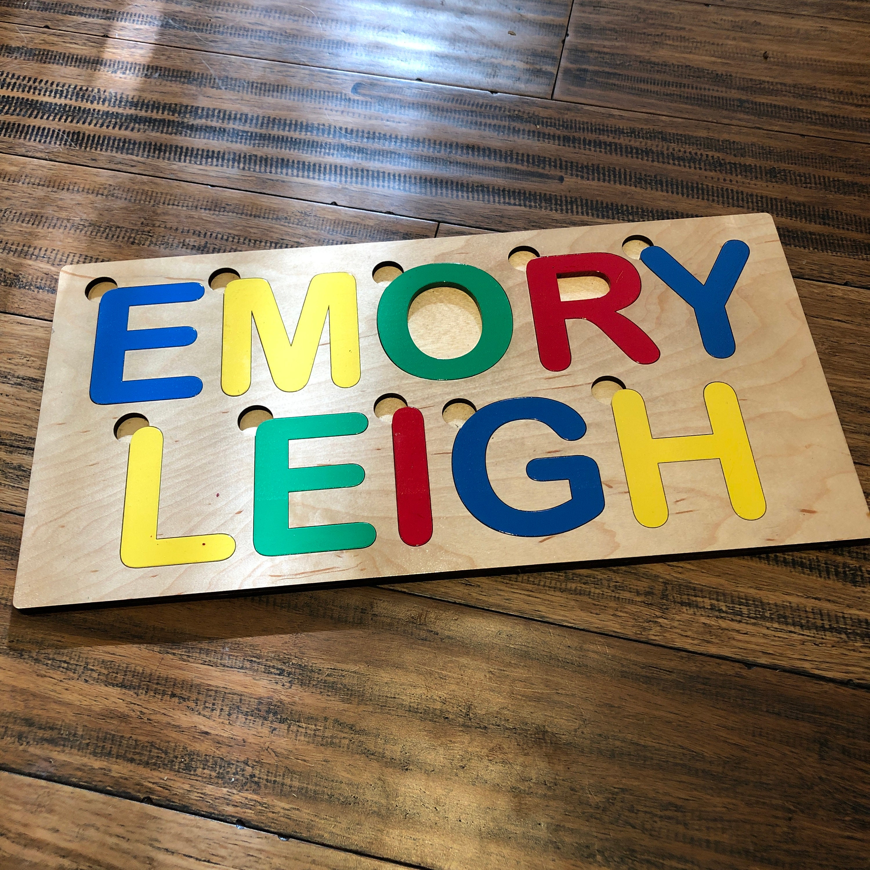 Custom Wooden Name Puzzle - Etsy