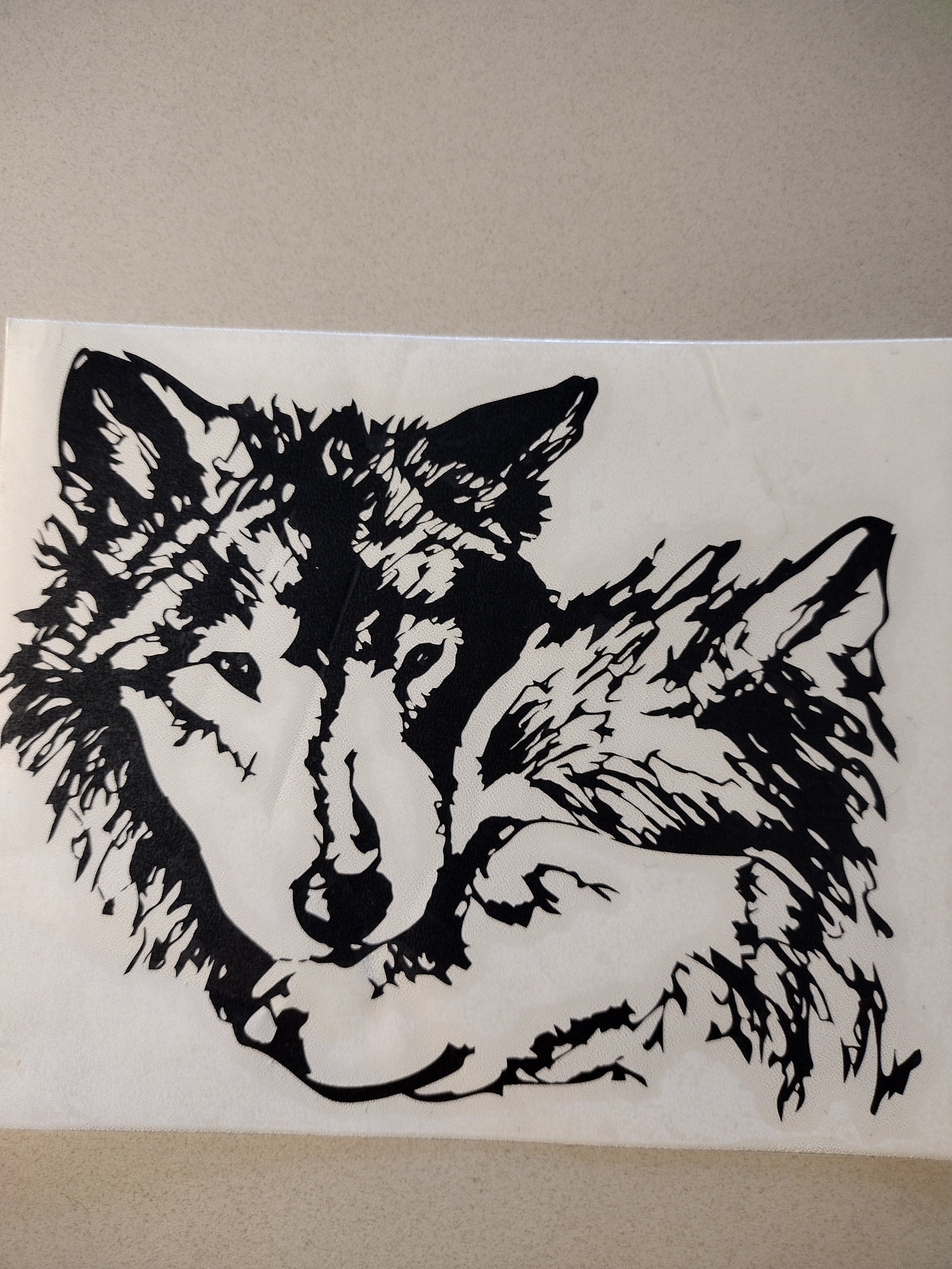 LOVE OF WOLVES Decal - Etsy