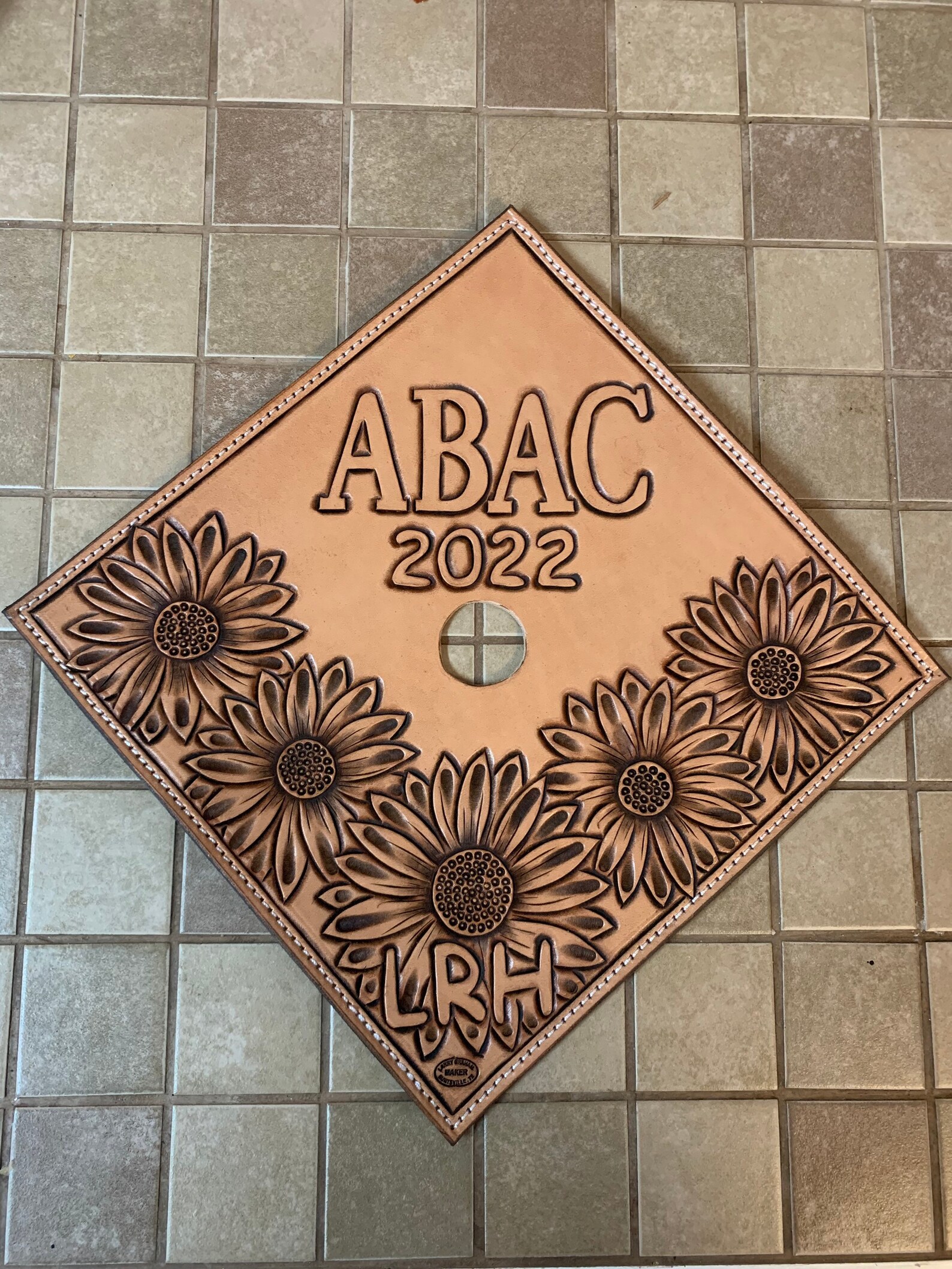 Handmade Custom Leather Graduation Cap - Etsy