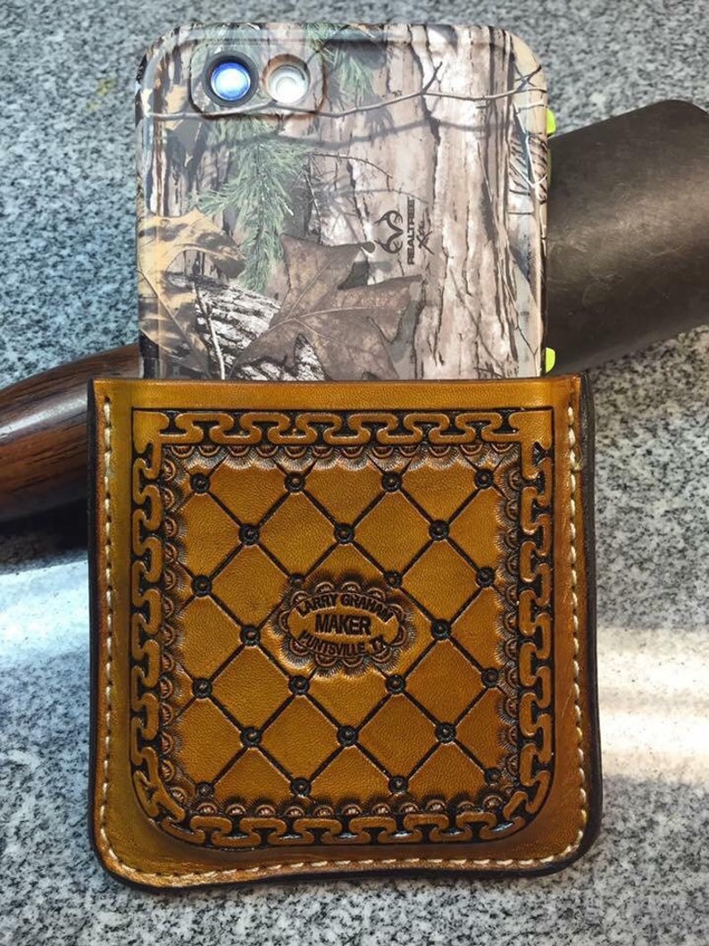Custom Handmade Leather Phone Case - Etsy