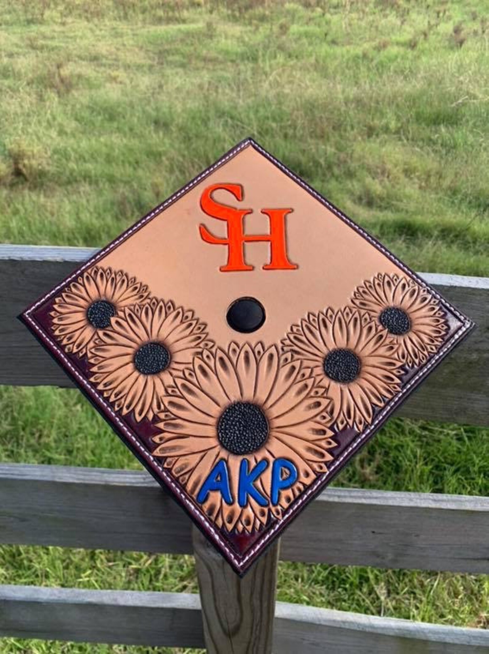 Handmade Custom Leather Graduation Cap - Etsy