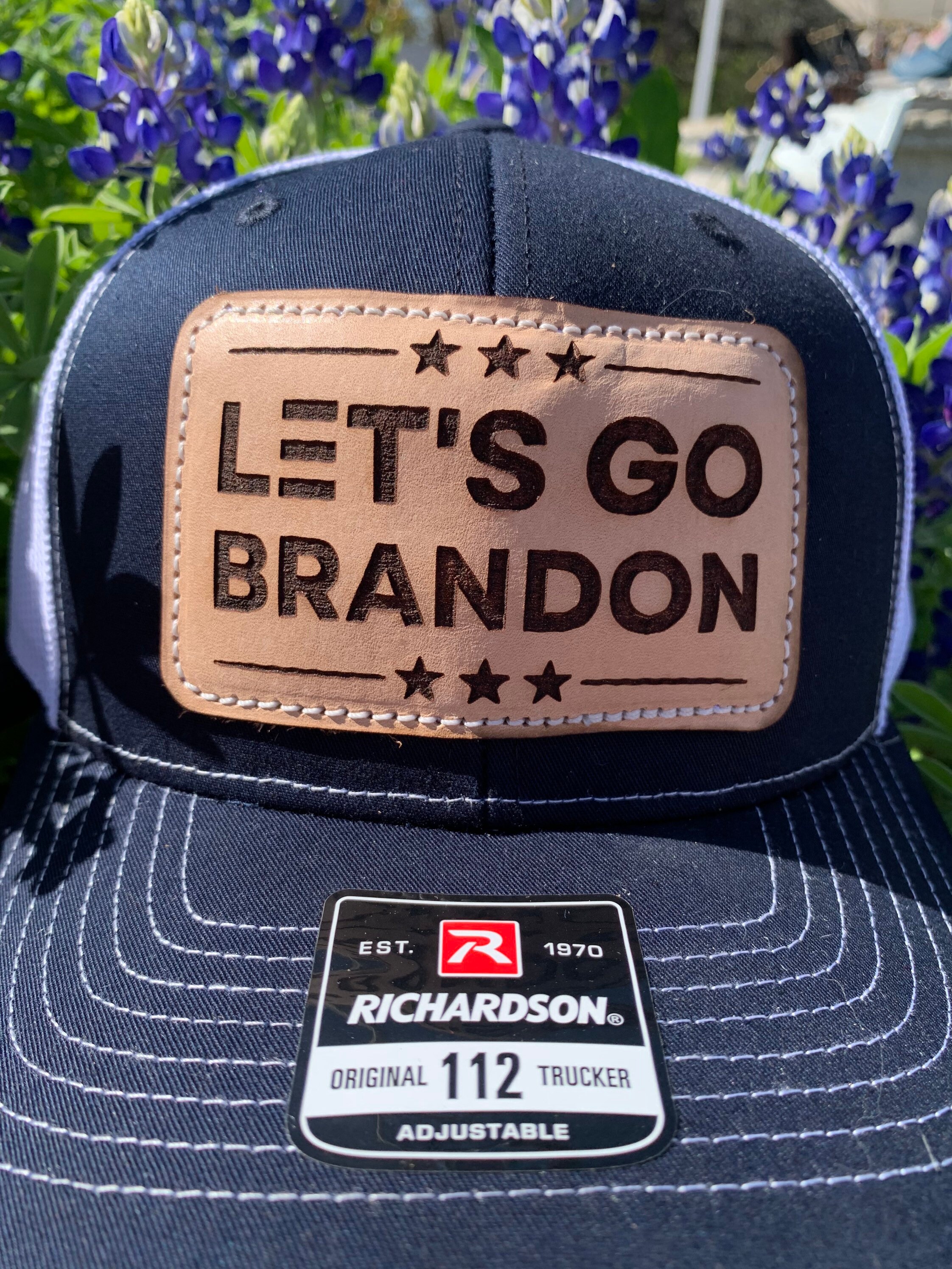 Leather Bill/patch Cap - Etsy