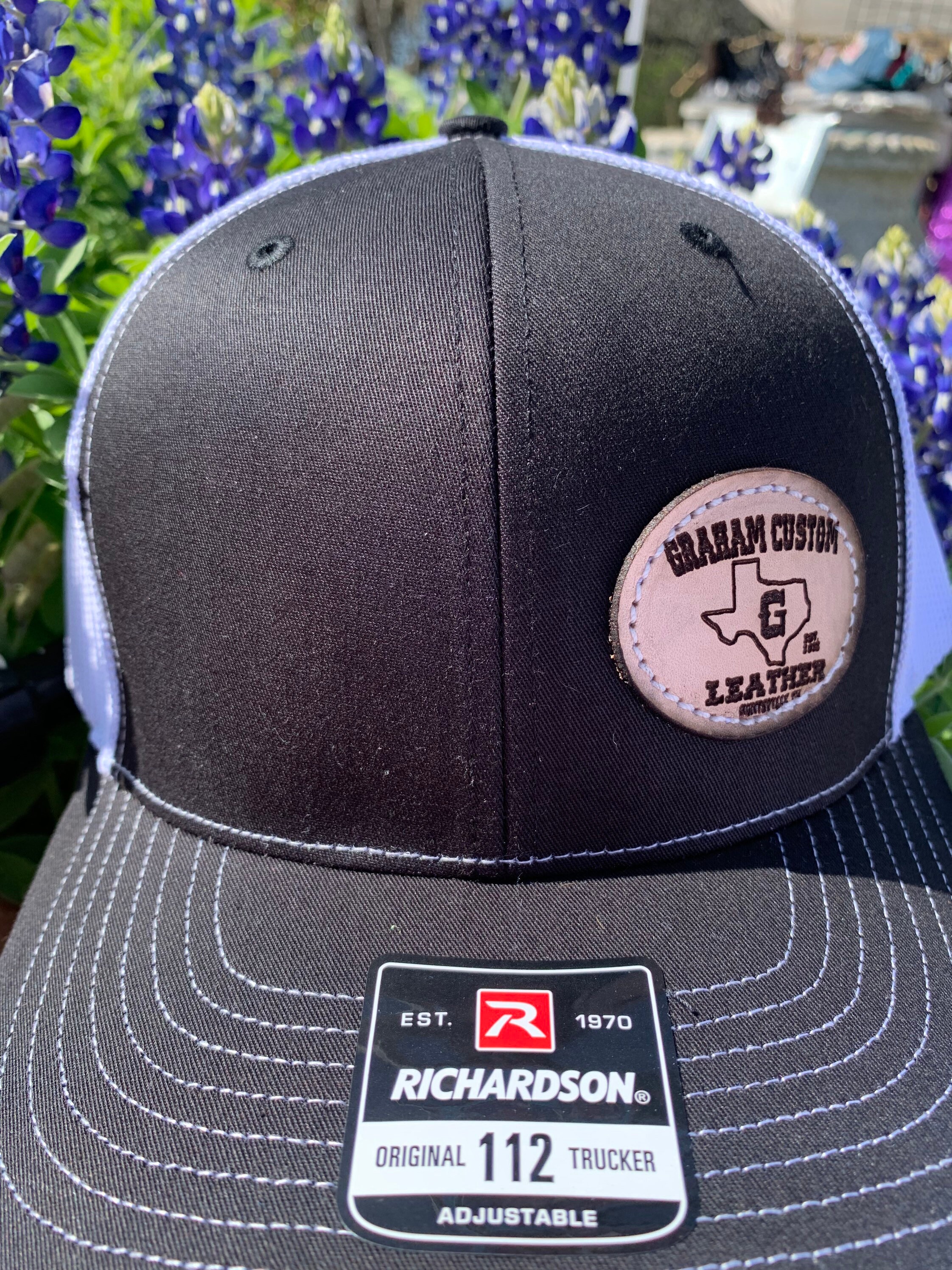 Leather Bill/patch Cap - Etsy