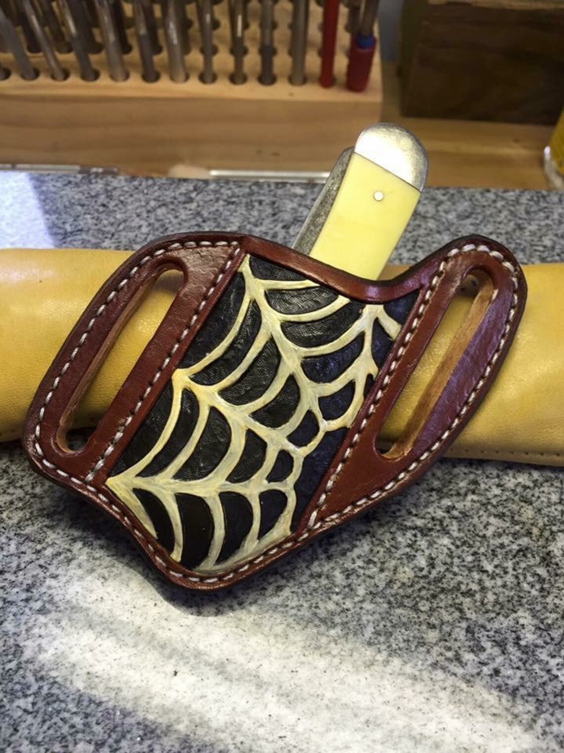 Custom Leather Knife Sheath - Etsy