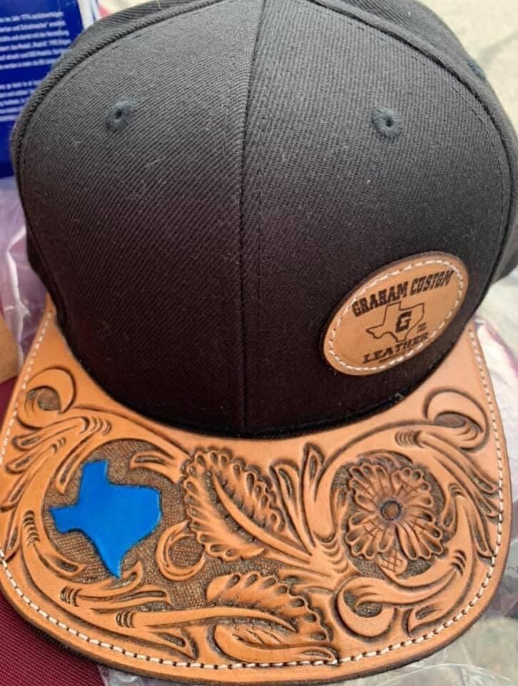 Leather Bill/patch Cap - Etsy