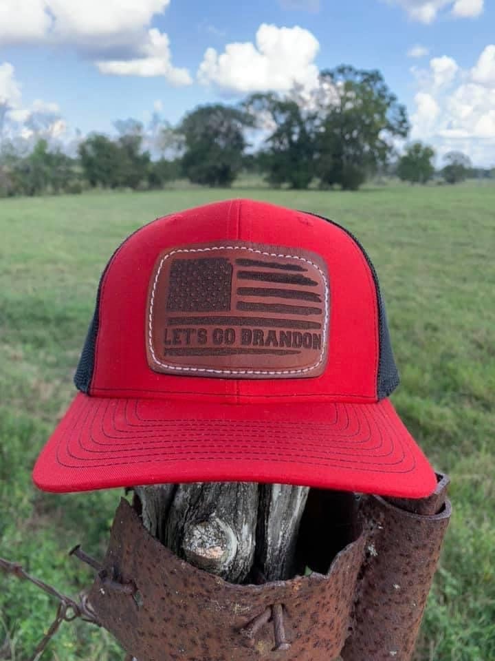 Leather Bill/patch Cap | Etsy