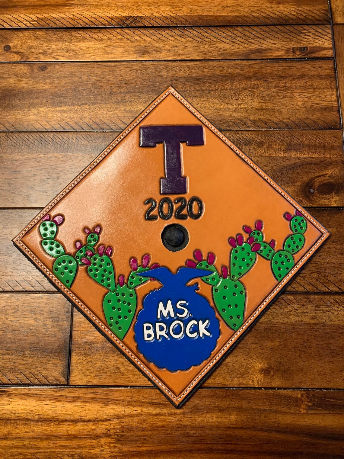 Handmade Custom Leather Graduation Cap - Etsy