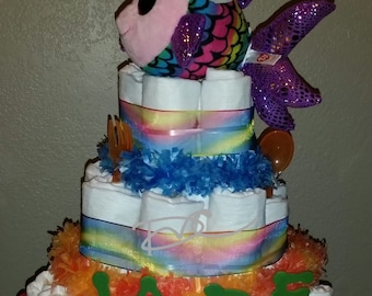 Fish Diaper Cake - Etsy