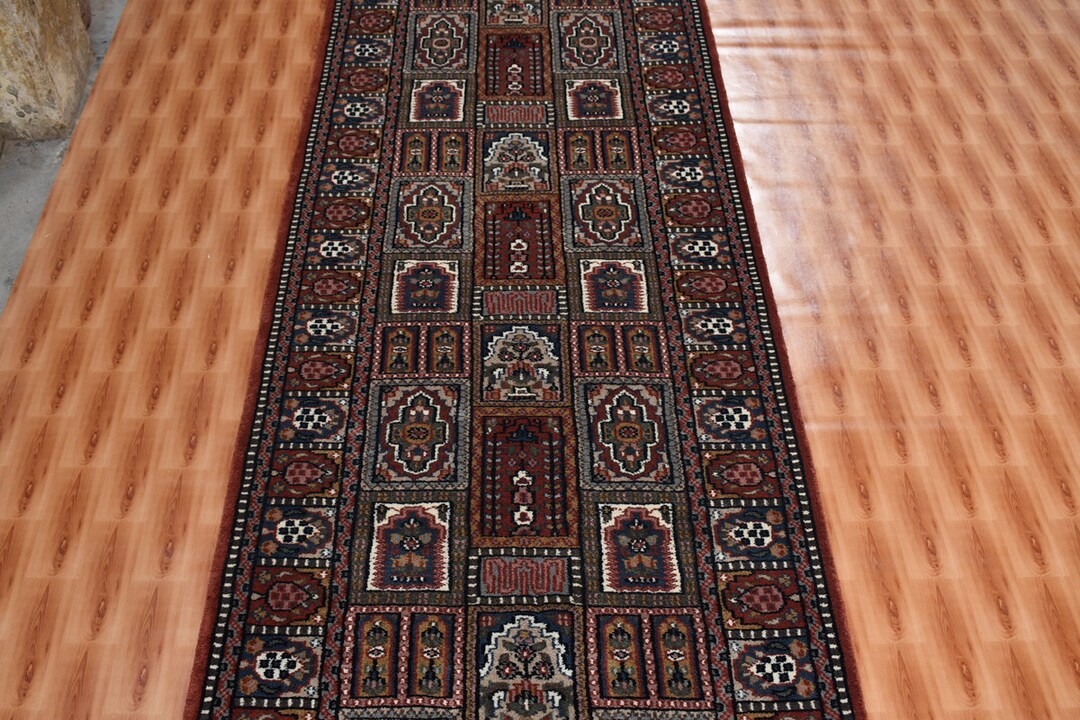 2.6x8 Rust Color Runner Rug, Living Room Rug, 8 Ft Long Home Decor ...