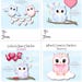 Printable Owl Valentine's Day Cards -classroom Valentines Cards for ...
