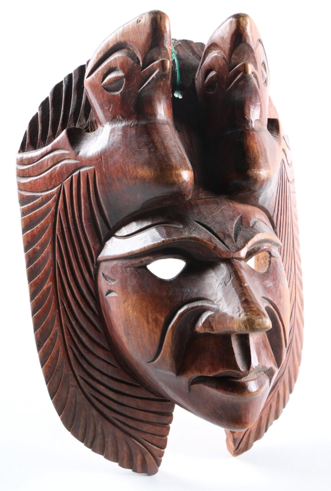 Carved South American Mask - Etsy