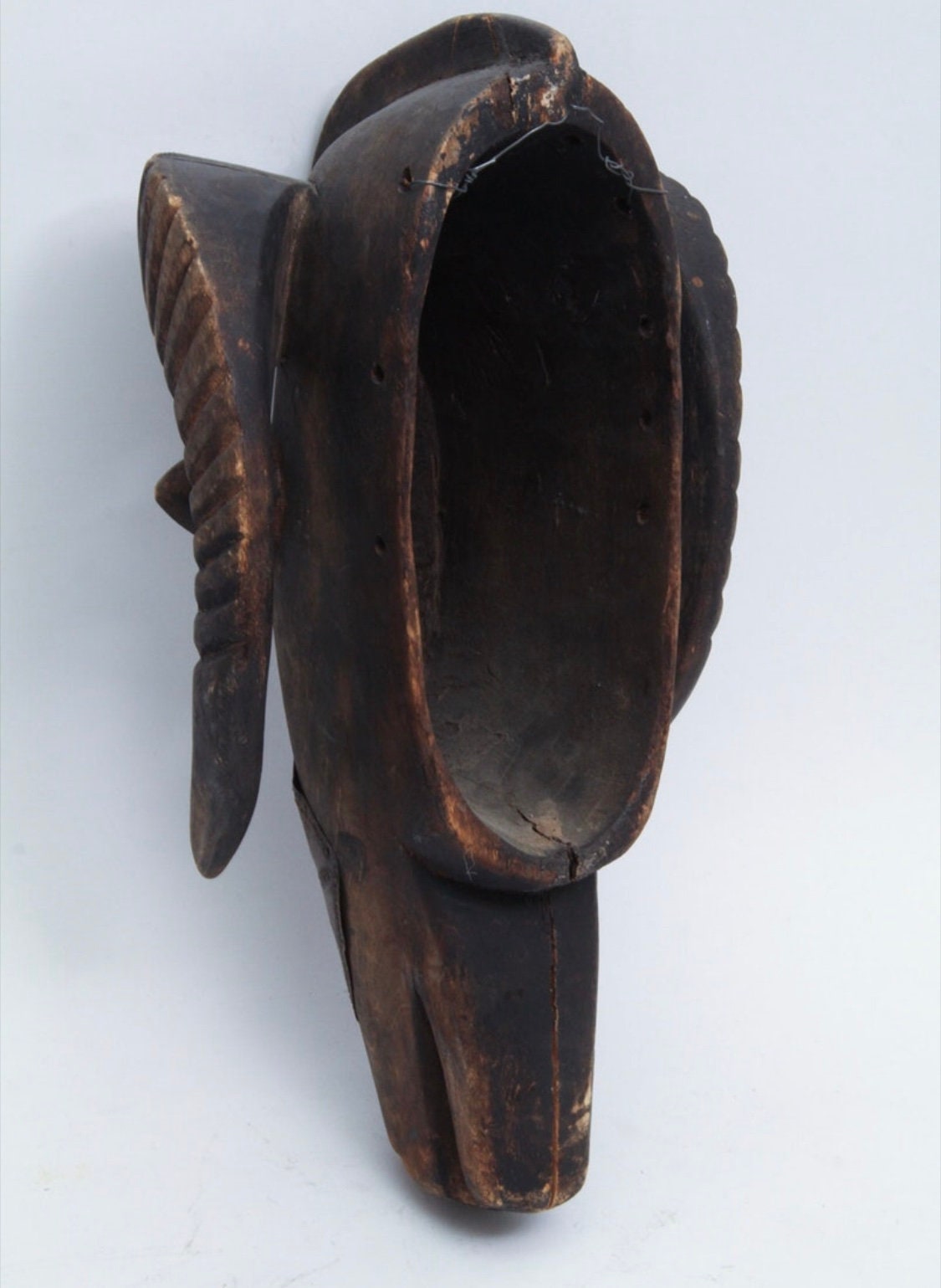 Vintage African Wooden Goat Mask - Etsy