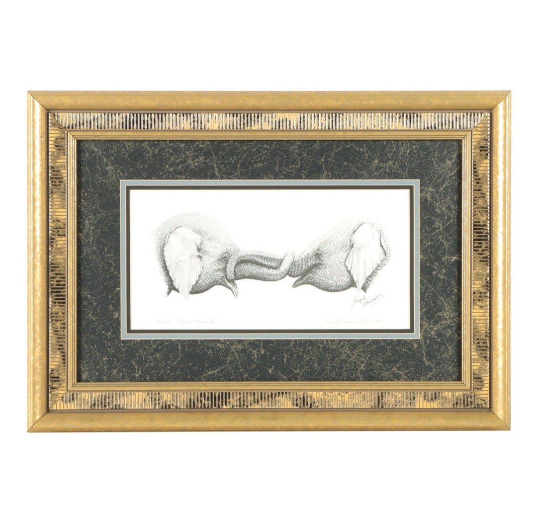 Joe Hackett Limited Edition Lithograph "knit Together" - Etsy