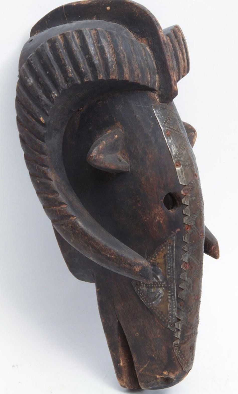 Vintage African Wooden Goat Mask - Etsy