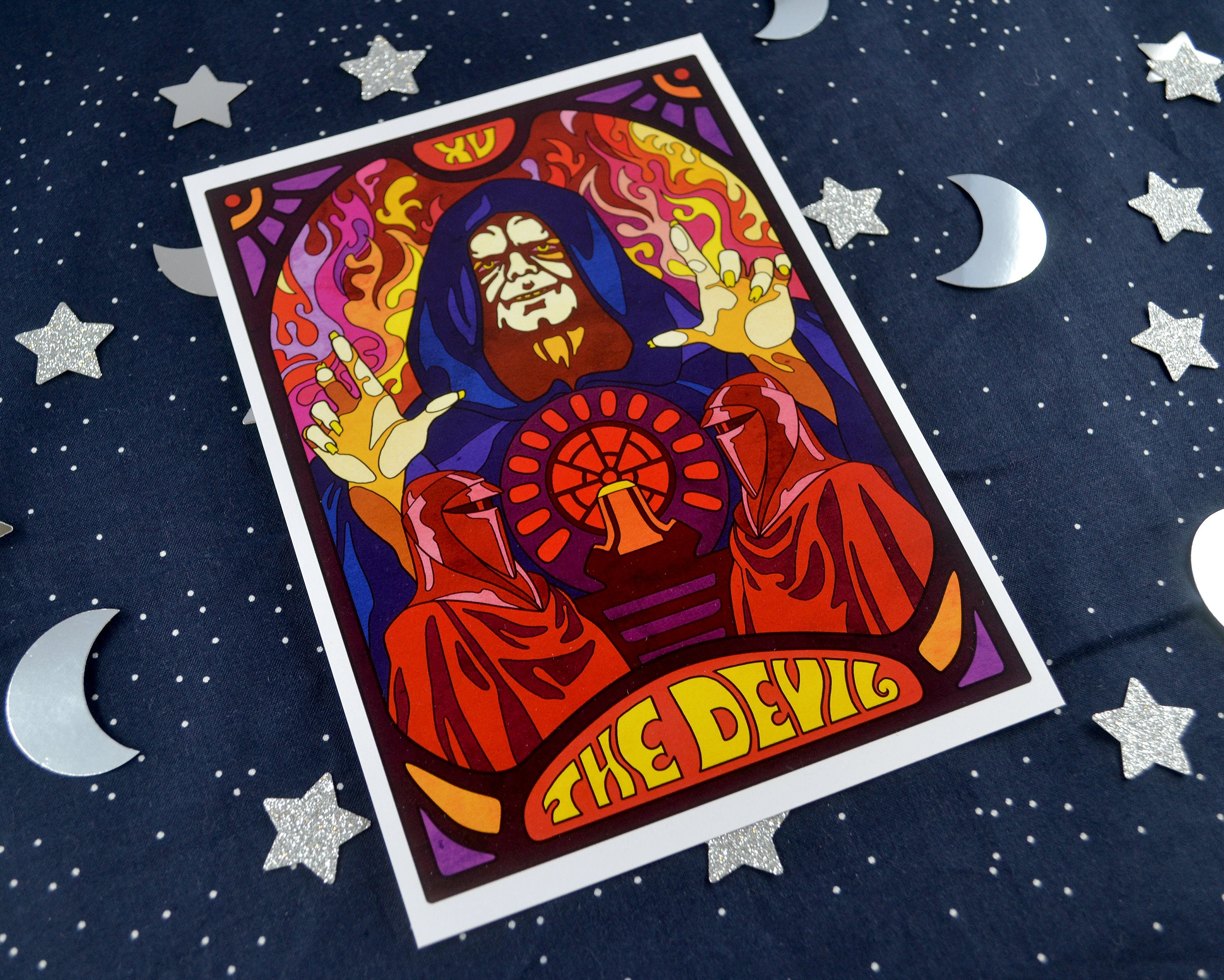 A5 Art Print 'the Devil' Star Wars Palpatine Dark | Etsy