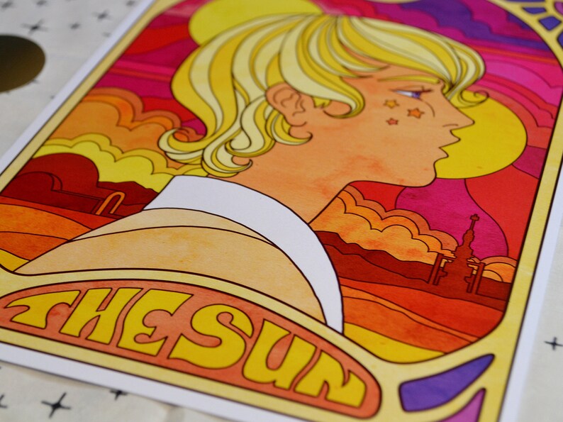 A5 Art Print 'the Sun' Star Wars Luke Skywalker - Etsy