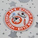 Vinyl Sticker 'BB-8 Fan Club' 8cm - Star Wars, the Force Awakens, Droid, Fun, Sticker, Gift, the ...